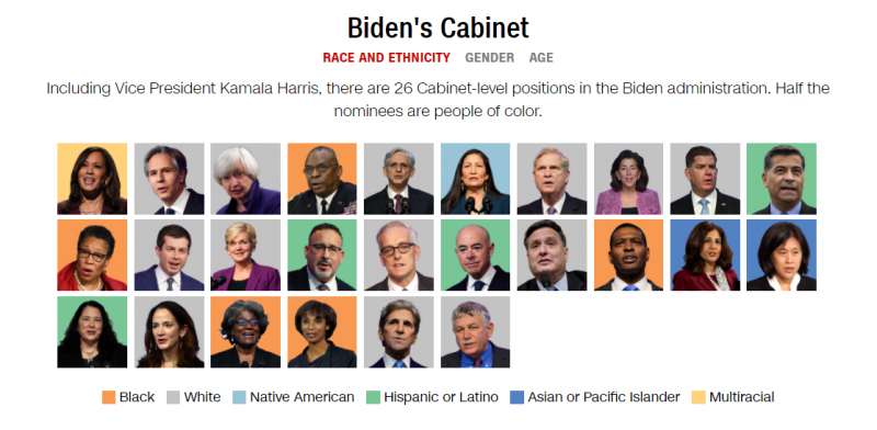 President Biden's Cabinet Diversity Pool - The Loftus Party