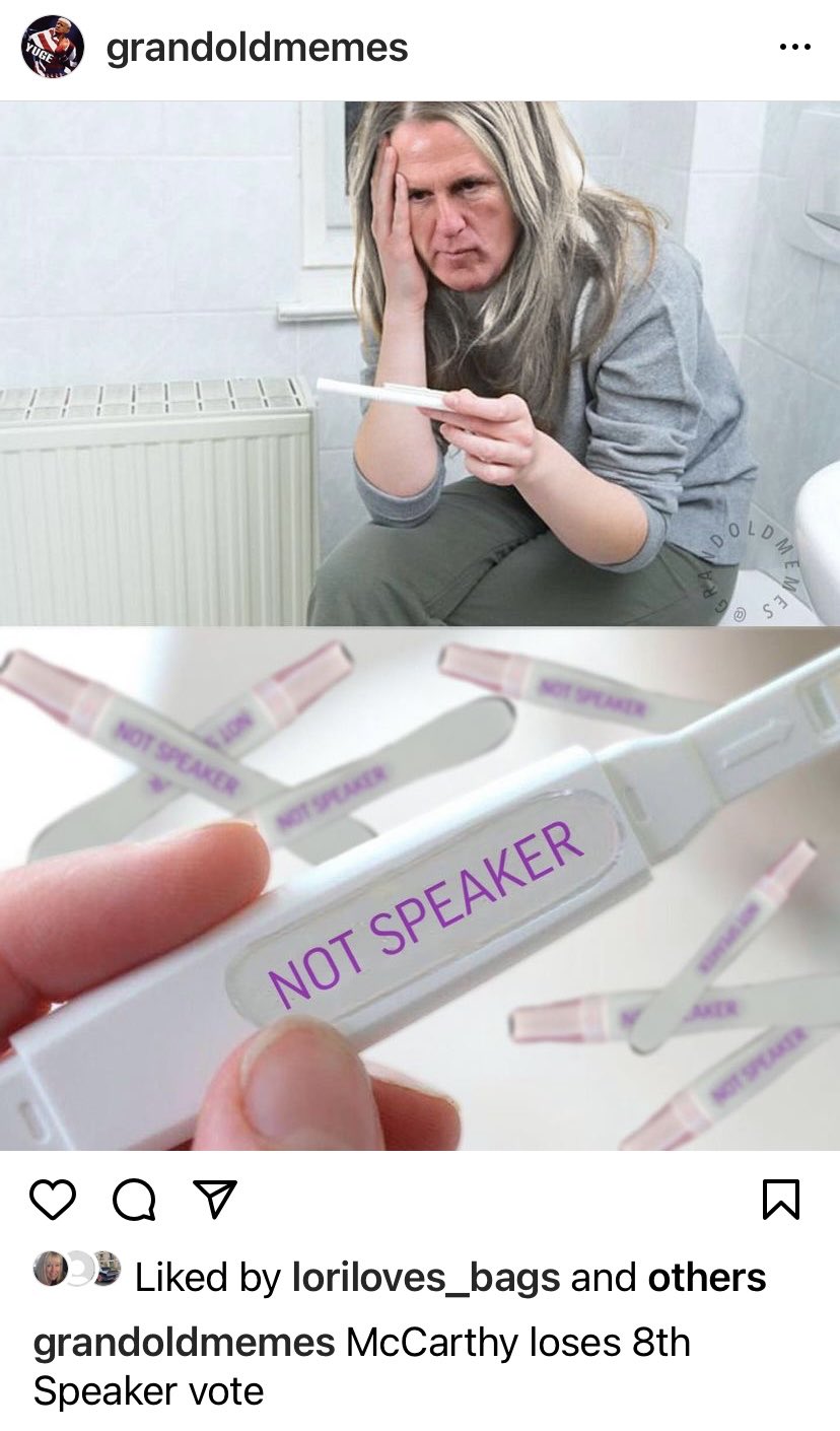 Meme Roundup - House Speaker Edition - The Loftus Party
